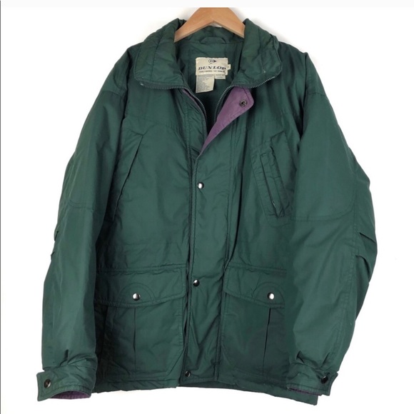 dunlop | Jackets & Coats | Hunter Green Puffy Jacket | Poshmark